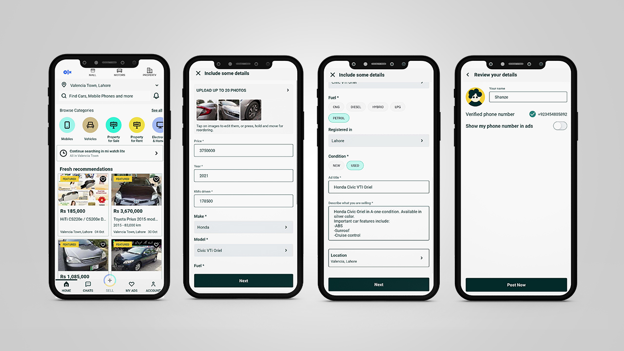 Sell Your Car on OLX